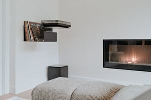 Floating Metal Turntable Shelf – Vinyl Storage– B E N T